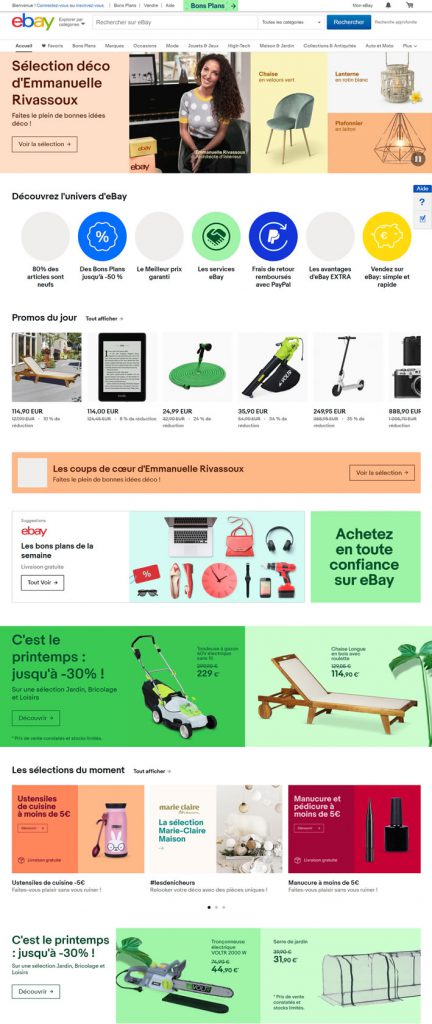 eBay France Official Site: eBay.fr - World68 Global Shopping Websites